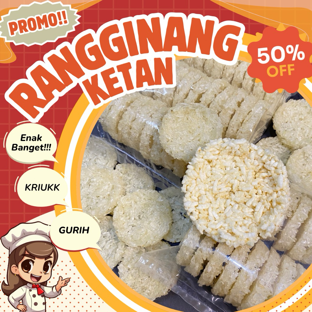 Jual Rangginang Ketan Asli Gurih Renyah – Snack Tradisional Khas Sunda ...