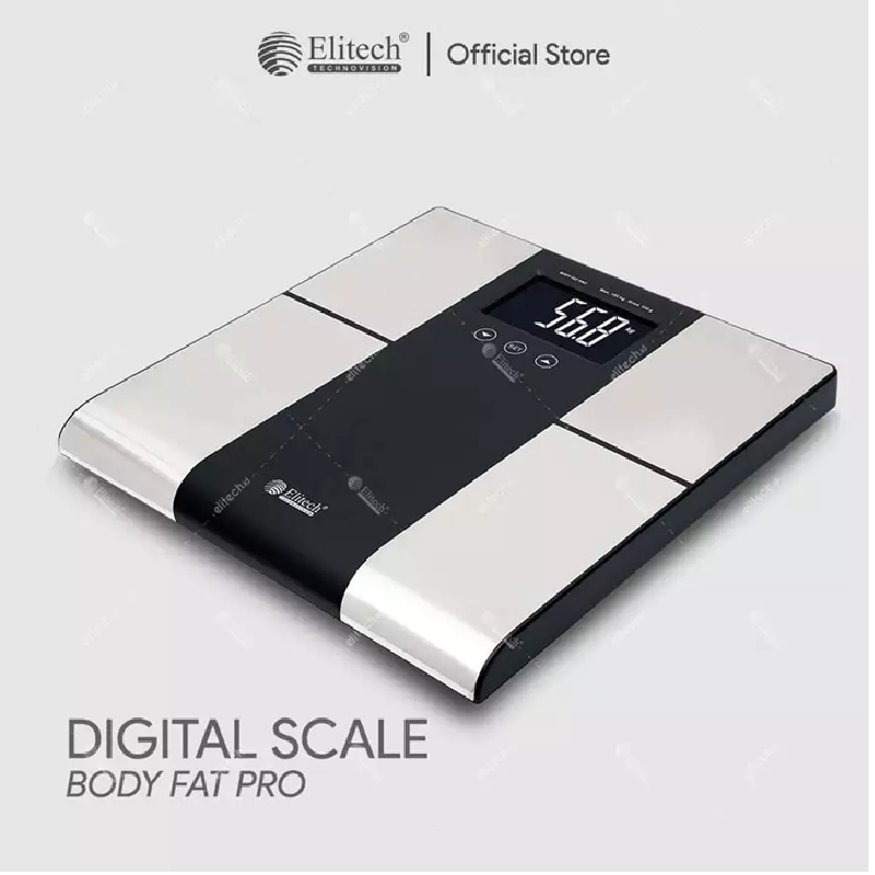 Jual Elitech Digital Scale / Timbangan Badan Digital BMI + Body Fat ...