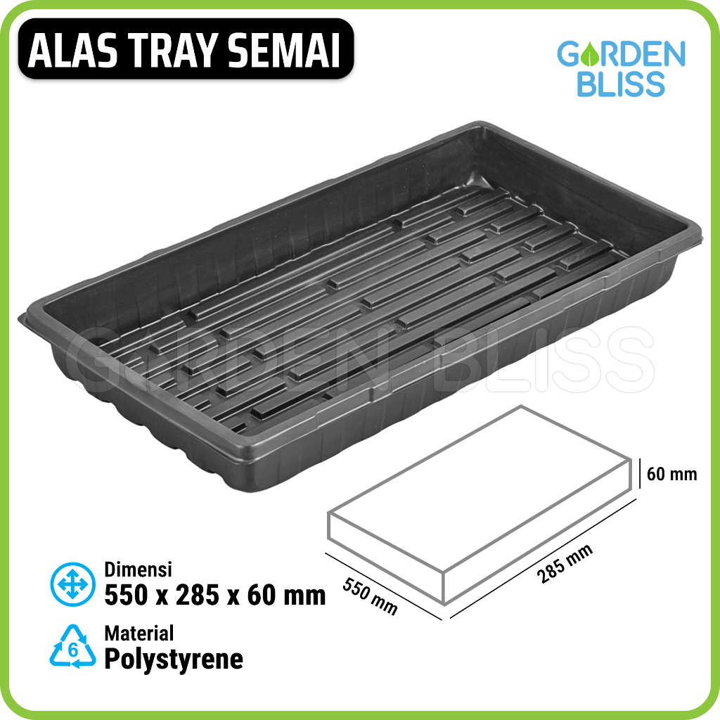 Jual Alas Tray Semai / Seedling Tray Base - Polystyrene (PS) | Shopee ...