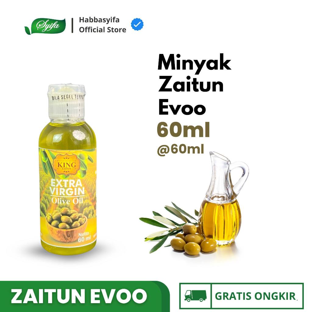 Jual King Zaitun EVOO 60 ml Antioksidan Minyak Zaitun Olive Oil EVOO ...