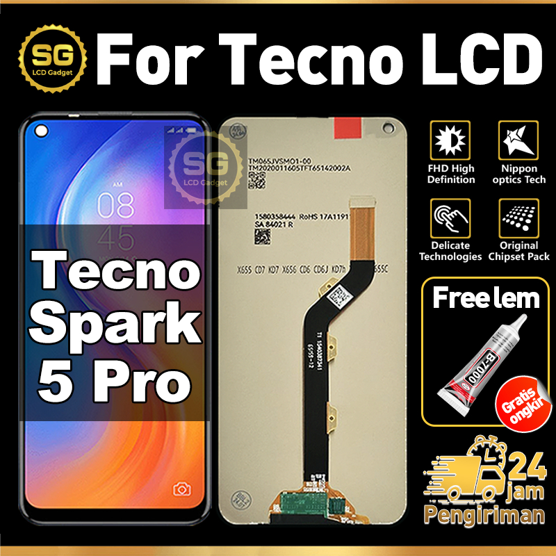 Jual SG FOR LCD Tecno spark 5 pro Original Touchscreen hp Tecno spark 5 ...
