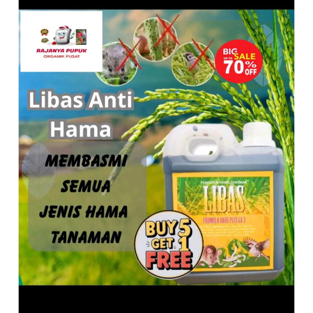 Jual Pestisida Cair Insektisida LIBAS 1 Liter Pembasmi Hama Tanaman ...