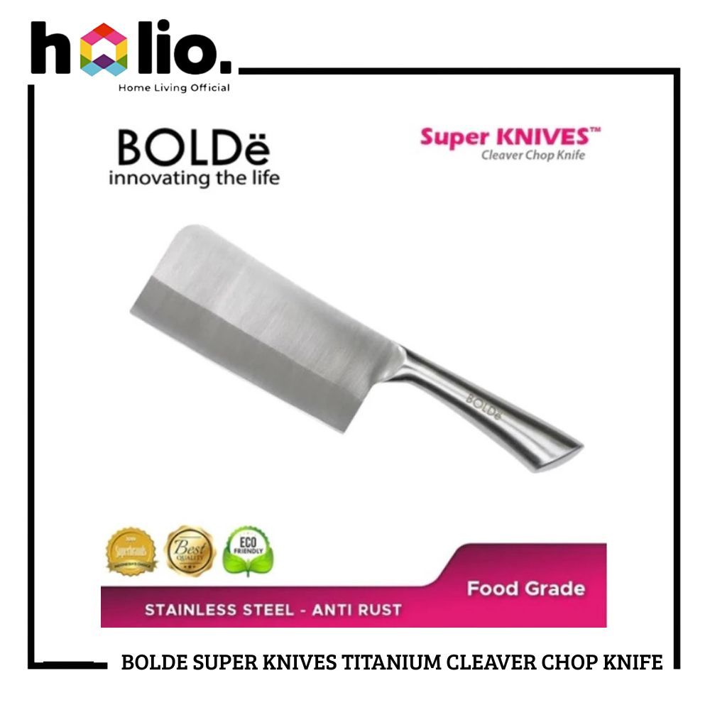 Jual Holio BOLDe Super Knives Titanium Cleaver Chop Butcher Knife ...