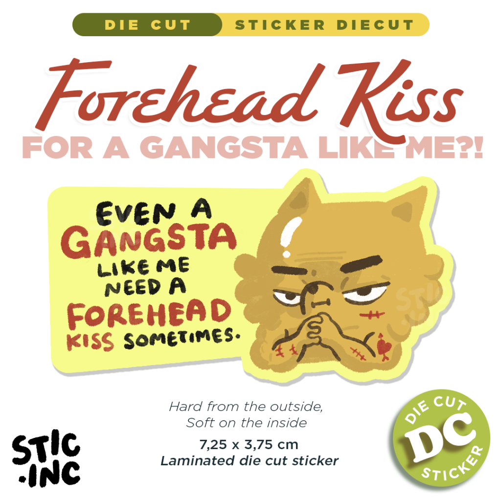 Jual Forehead Kiss - Stic.Inc Original Die Cut Sticker | Shopee Indonesia