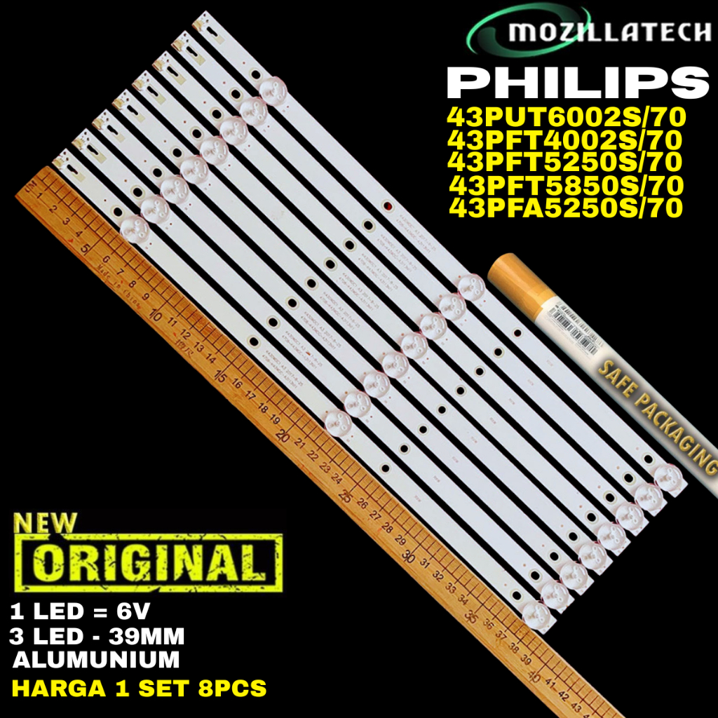 Jual BACKLIGHT PHILIPS PHILIP 43PUT6002S 43PFT4002S 43PFT5250S ...
