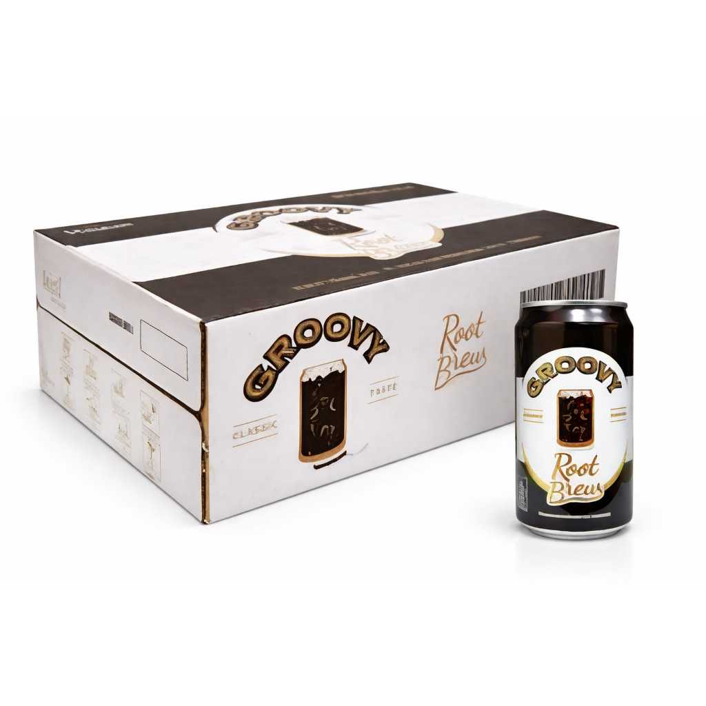 Jual GROOVY ROOT BREW KALENG 330ML - 1 KARTON [24 KALENG] | Shopee ...