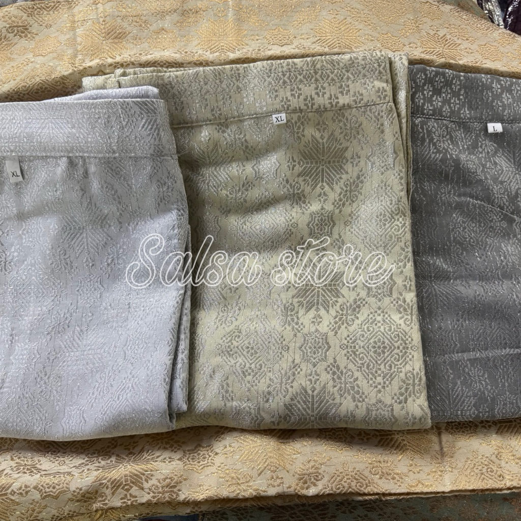 Jual Rok Songket Span Karet Kiri Kanan||Rok Kebaya Songket Siap Pakai ...
