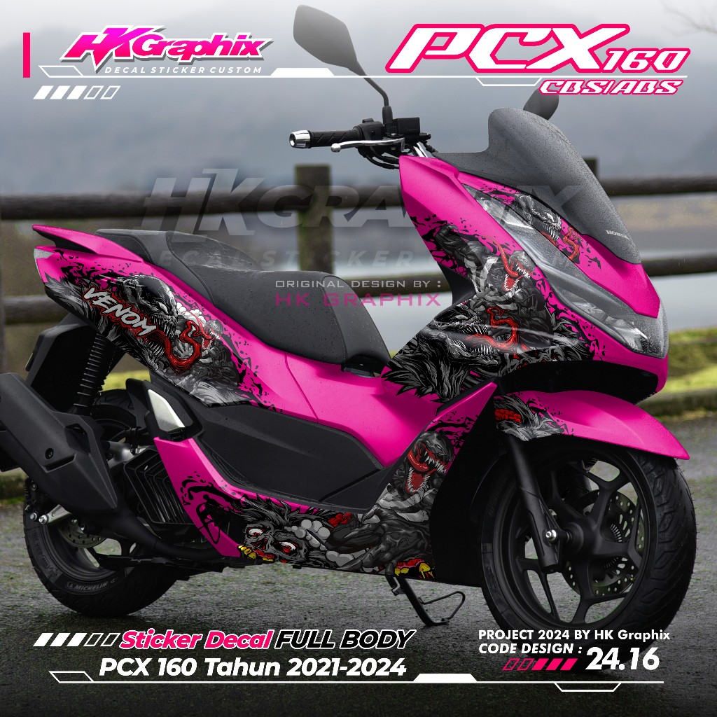 Jual Decal Sticker Honda PCX 160 Full Body 2021 2022 2023 2024 Stiker ...