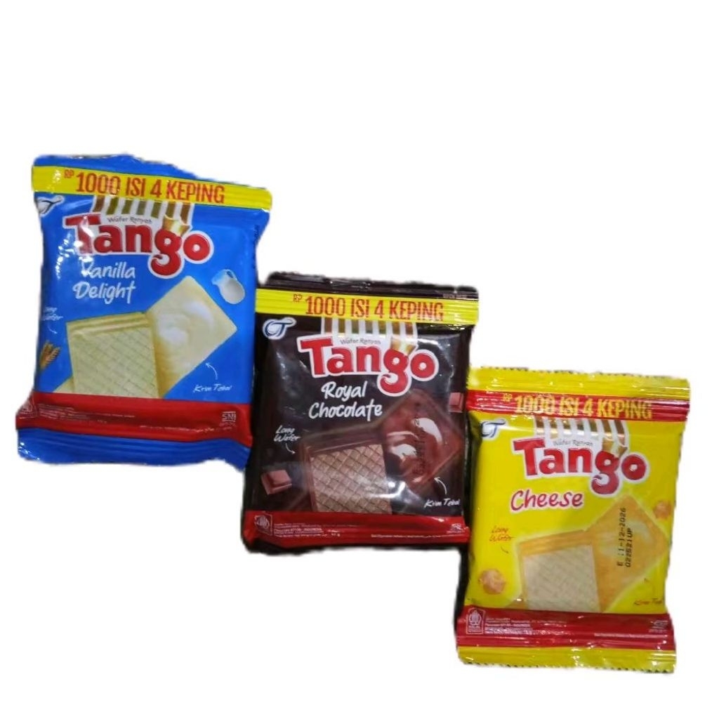 Jual TANGO WAFER RENCENG RASA COKLAT | VANILA | KEJU | | STROBERY ISI ...