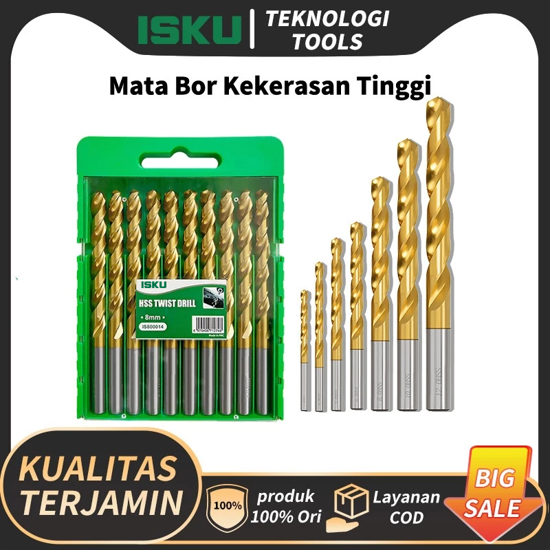 Jual Mata Bor Beton HSS Mata Bor Putar Baja Berkecepatan Tinggi 3MM-12 ...