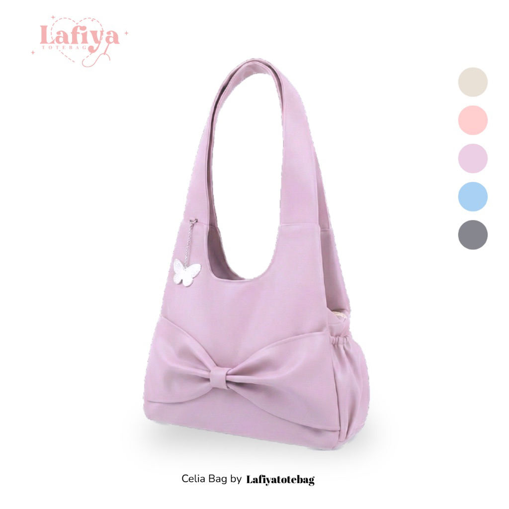 Jual CELIA PURPLE TAS WANITA AESTHETIC TAS BAHU WANITA KOREAN STYLE TAS ...