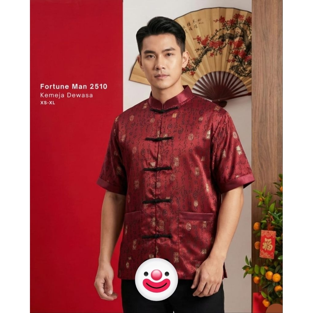 Jual baju hem imlek,jibao,cheongsam pria | Shopee Indonesia
