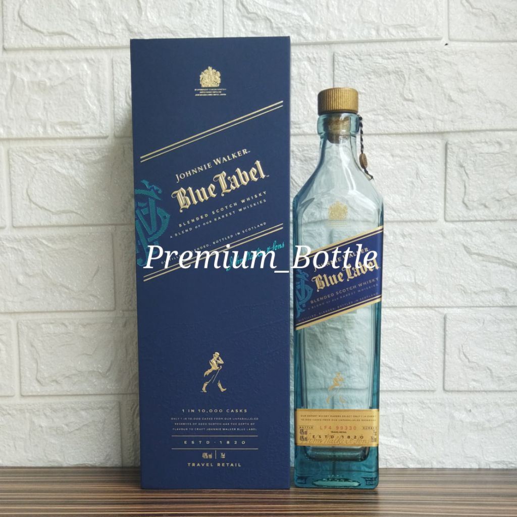 Jual Botol Kosong JW Blue Label New 750ml + Box | Shopee Indonesia