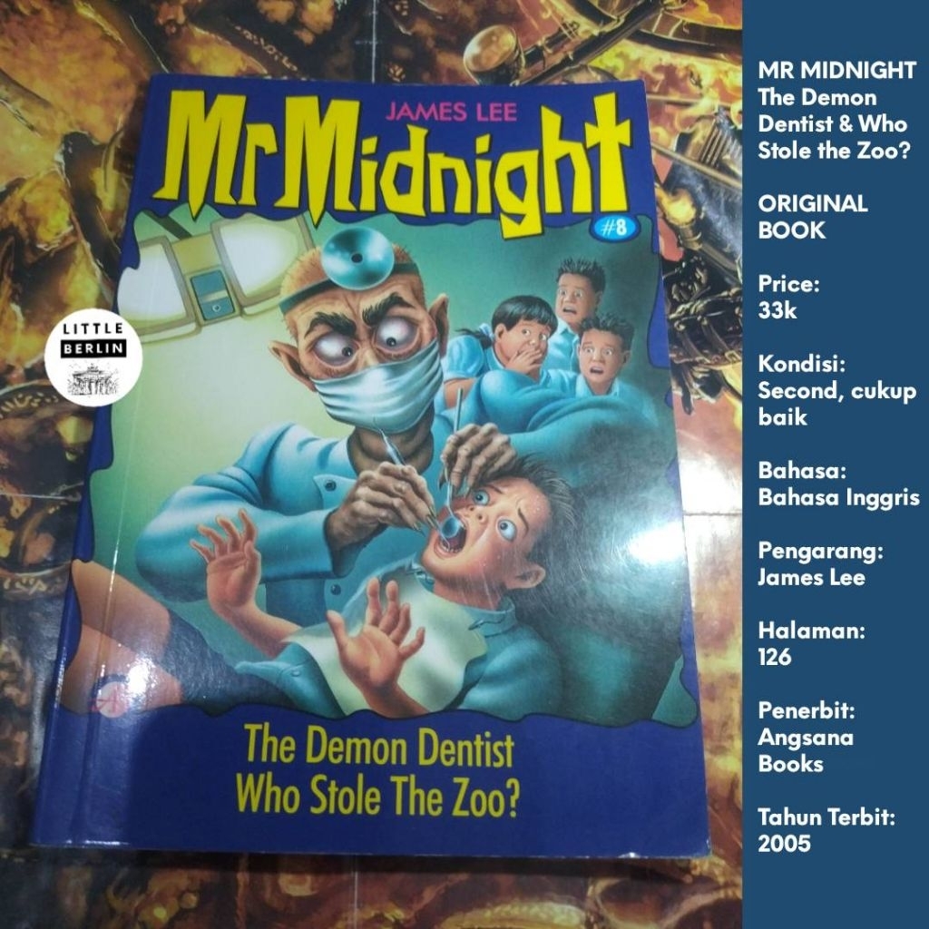 Jual ORIGINAL Novel Horor MR MIDNIGHT #8 THE DEMON DENTIST Preloved ...