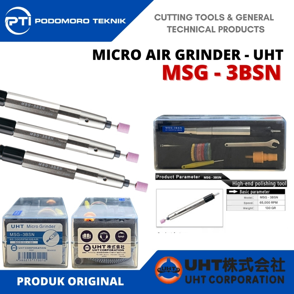 Jual Micro Air Grinder MSG - 3BSN 65.000 RPM / 6BAR UHT Japan | Shopee ...