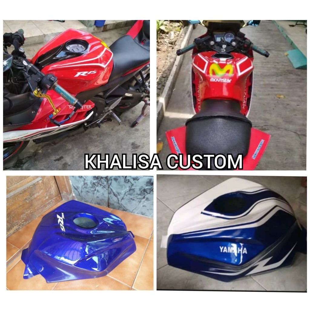 Jual Cover Tangki Yamaha R15 v2 model CBR250RR | Shopee Indonesia