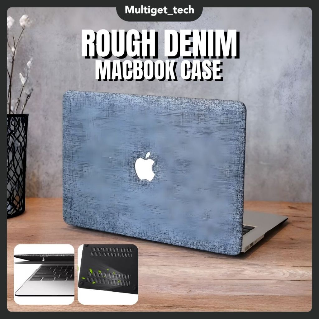 Jual Case MacBook Jeans Casing Air M1 M2 Pro 13 14 15 Mac Hard Case ...