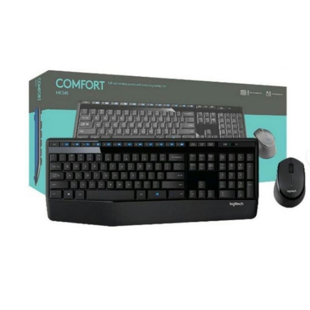 Jual Keyboard+Mouse Werless Logitech MK345 Original | Shopee Indonesia