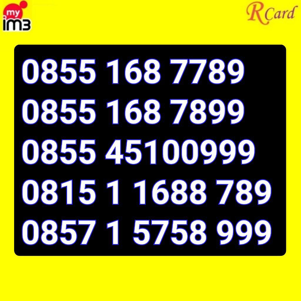 Jual Perdana Nomor Cantik IM3 Indosat 11 12 Digit Maju Mapan 5758 999 ...