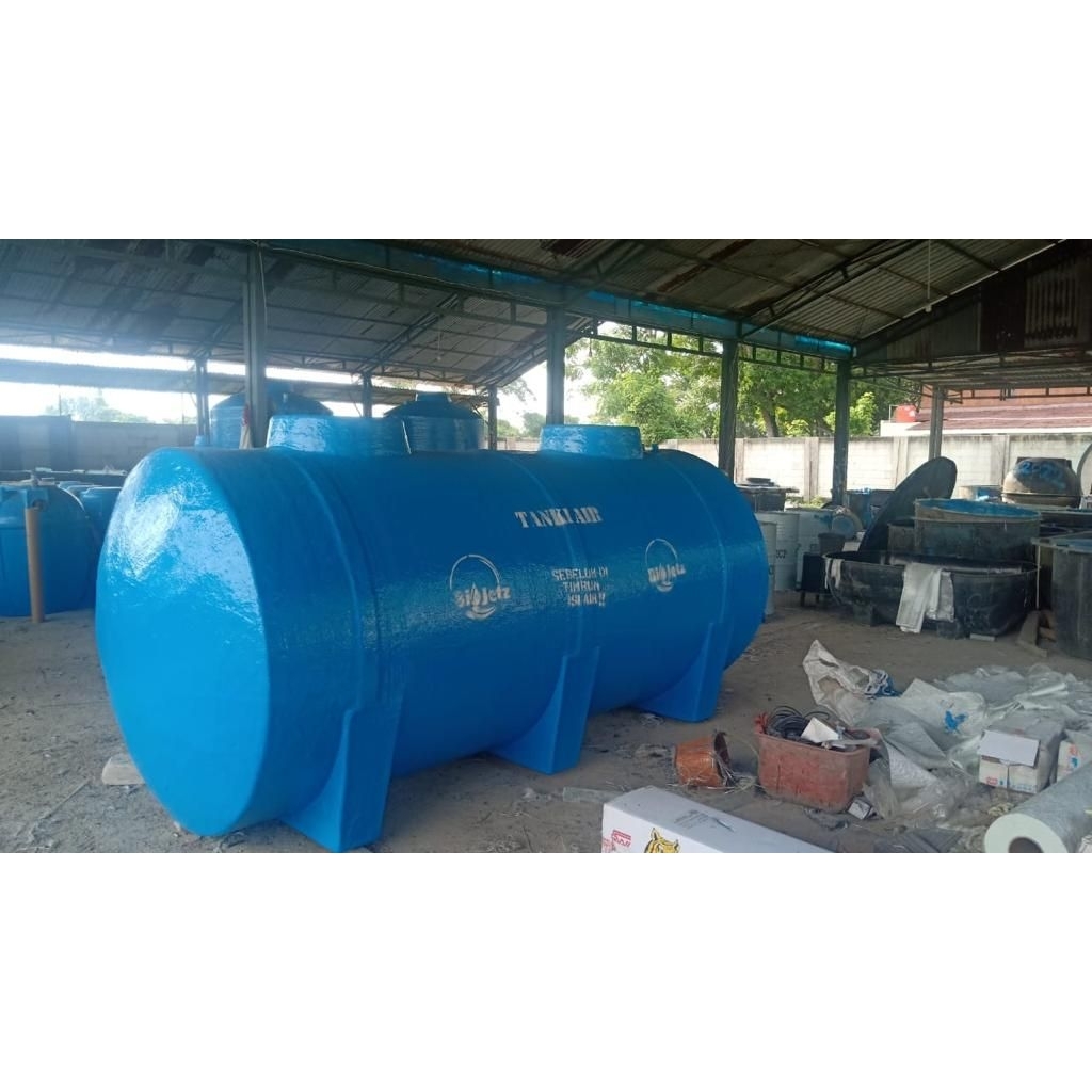 Jual Tangki Air Fiberlgass, Toren Air Silinder Horizontal, Water Tank ...