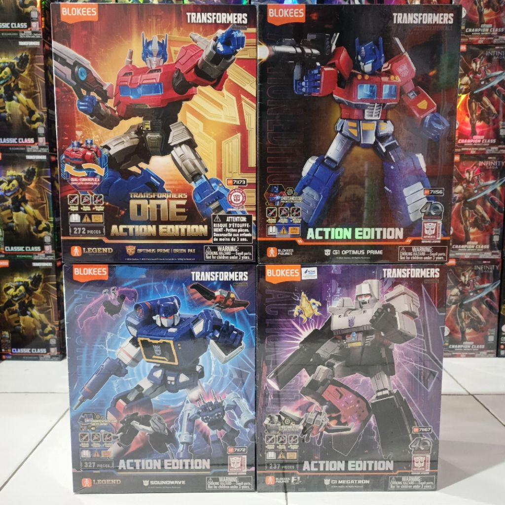 Jual Blokees Figures Transformers Action Edition Series Optimus Prime ...
