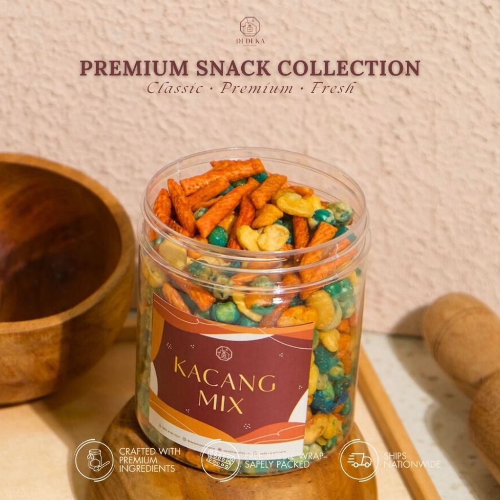 Jual Kacang Mix Premium | Snack Kacang Campur Besar Gurih Renyah by ...