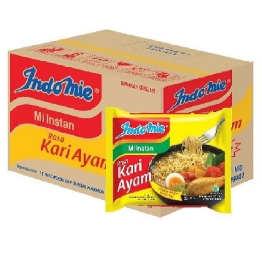 Jual Indomie Kari Ayam 72g *10 bks , Exp 30 Agt 2026, 1x | Shopee Indonesia