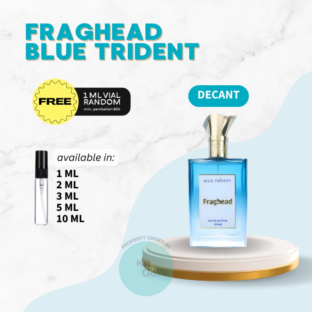 Jual Fraghead Blue Trident Decant share in jar 1ml, 2ml, 3ml, 5ml, dan ...