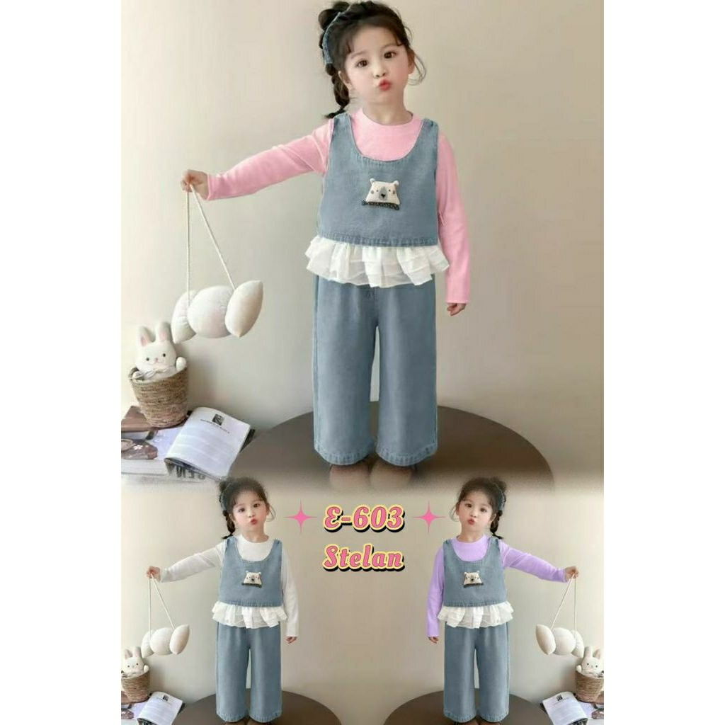 Jual Setelan anak perempuan 1tahun - 5tahun oneset rabbit setcel ...
