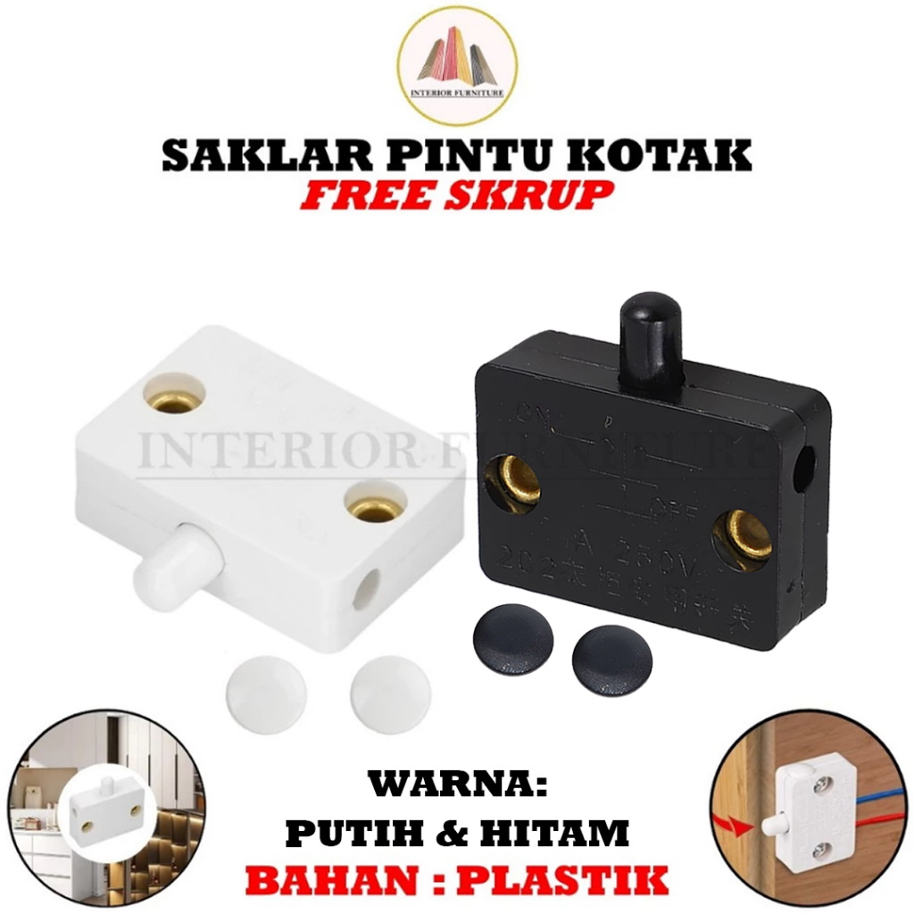 Jual Saklar Lampu Lemari Switch On Off Closet Wardrobe Light Automatic ...