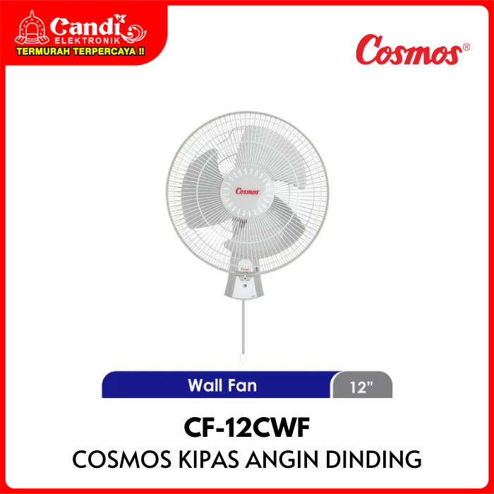 Jual COSMOS Kipas Angin Dinding Wall Fan 12 Inch CF-12CWF | Shopee ...