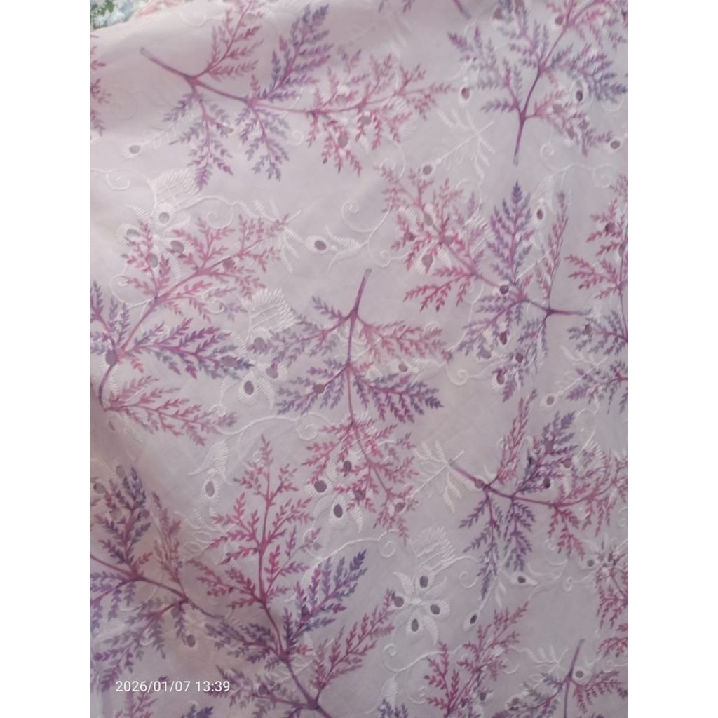 Jual BAHAN // KAIN KATUN BORDIR ATAU KATBOL LEBAR BAHAN 1,5 METER HARGA ...