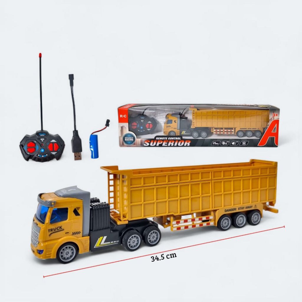 Jual Mainan RC Truck Bak Terbuka Trailer LA488-1 Mobil Remote Control ...