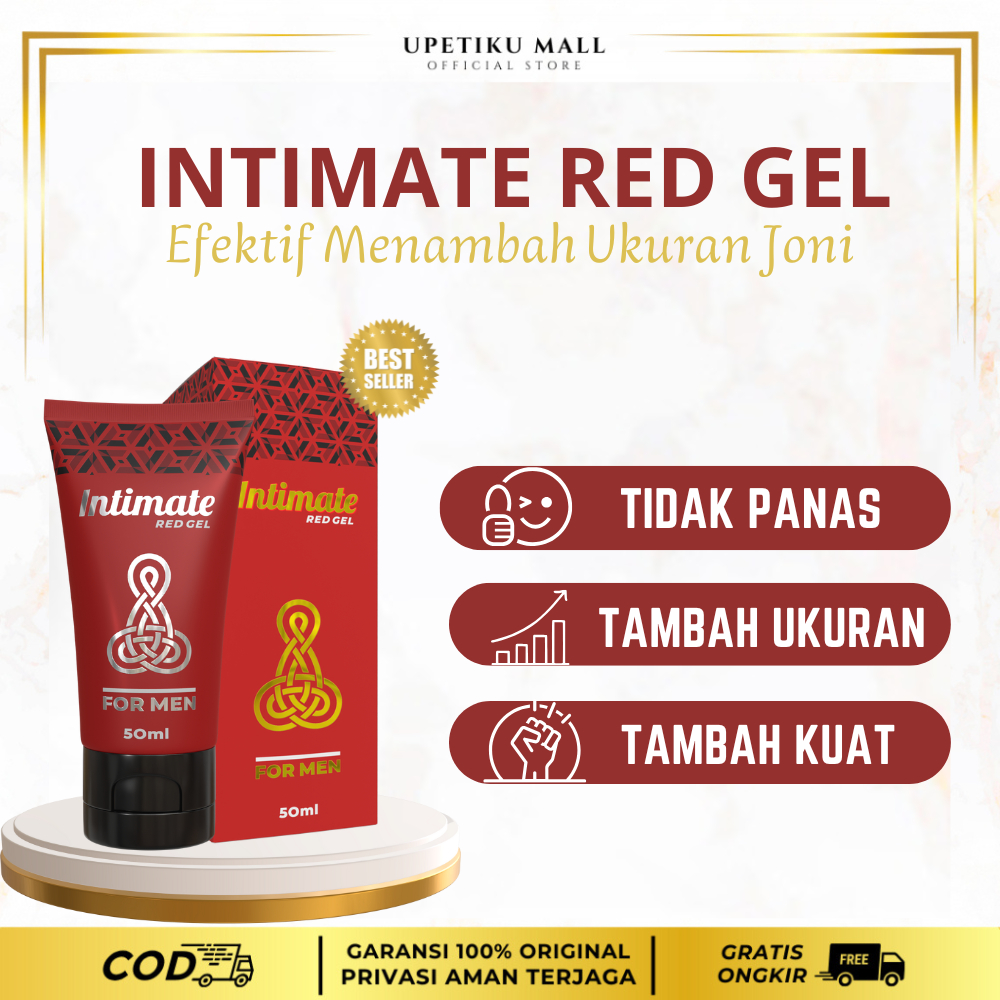 Jual Red Intimate Gel Minyak Pijat Herbal Terapi Perawatan For Men 50ml ...