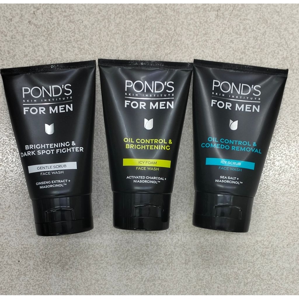 Jual PONDS MEN Facial Wash 100 G/pembersih wajah pria Pond's men 100G ...