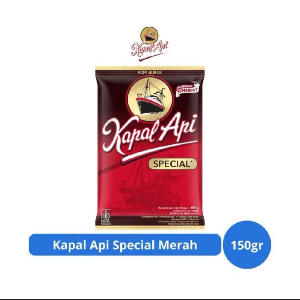 Jual Kopi Kapal Api Bubuk 150g Original | Shopee Indonesia