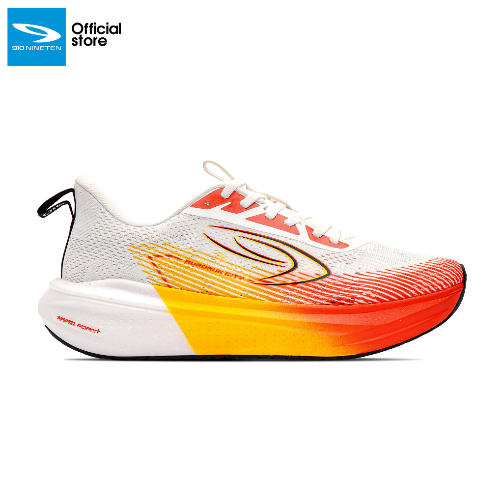 Jual 910 Nineten Aurorun City Sepatu Lari - Putih/Hitam/Jingga/Kuning ...