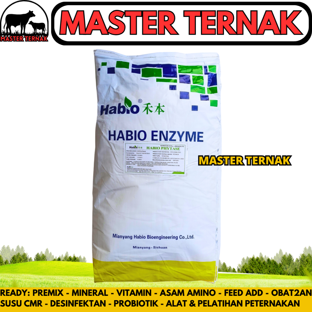 Jual ENZYME PHYTASE HABIO 1 KG - Enzim Feed Additive Pakan Hewan ...