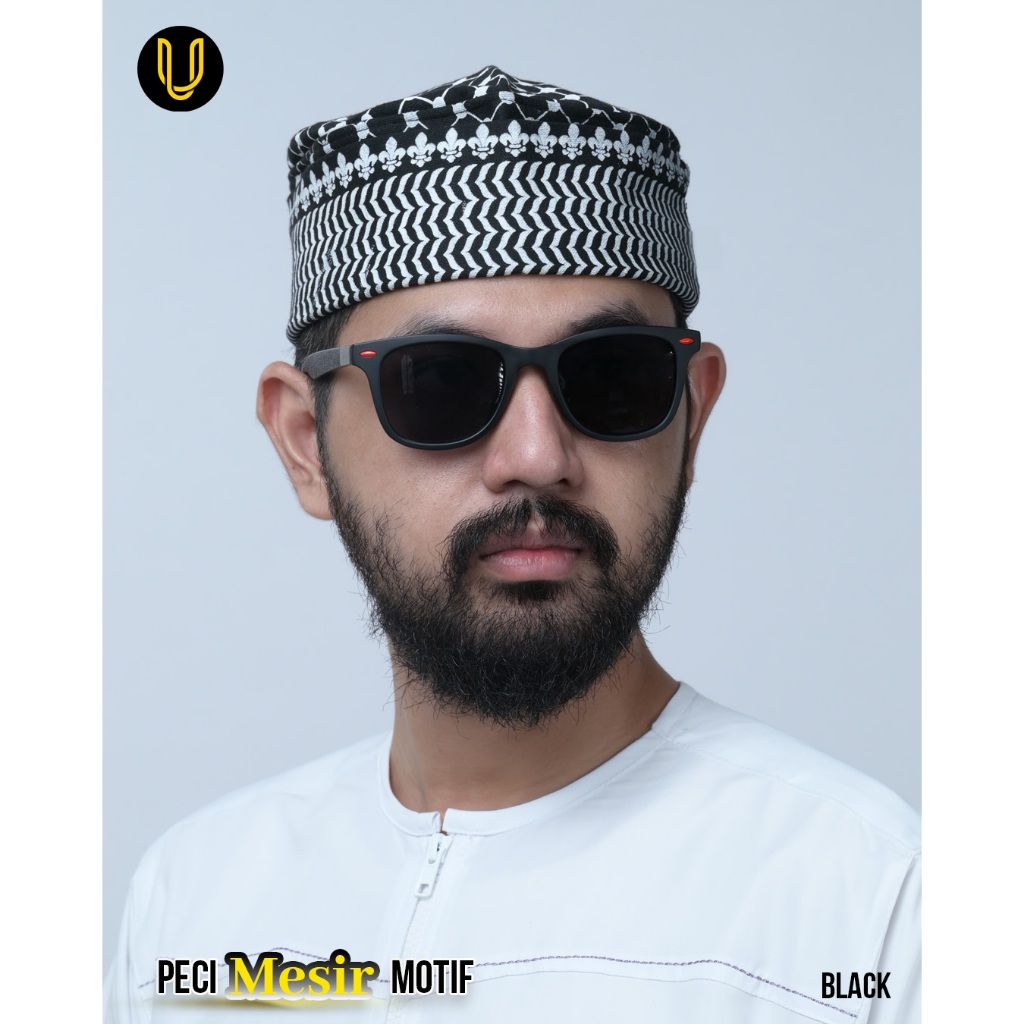 Jual Uhud Basic - Peci Mesir Motif - muslim dengan design yang modern ...