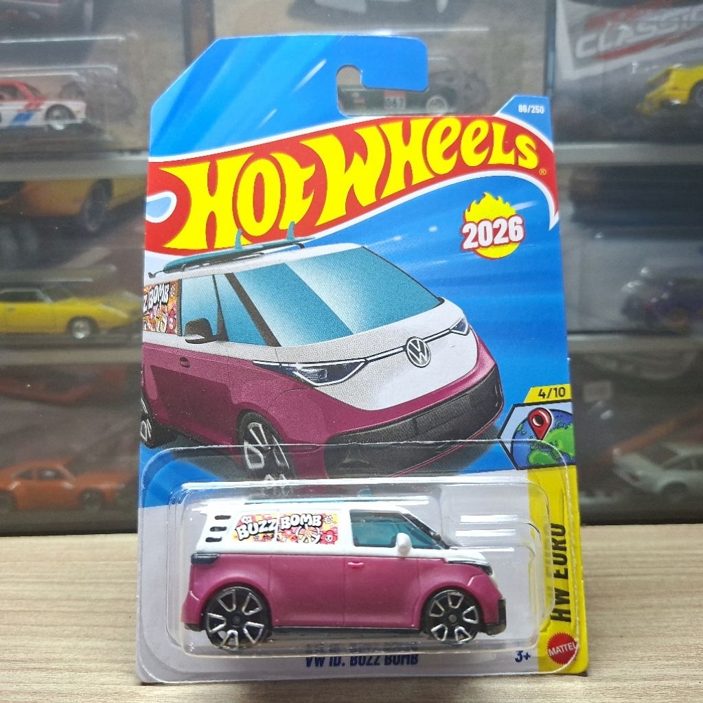 Jual Hot Wheels VW ID Buzz Bomb Purple D 2026 - Hotwheels Original ...