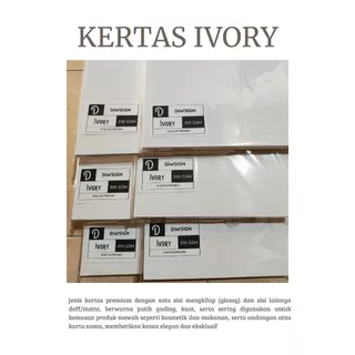 Jual Kertas Ivory Terlengkap & Harga Terbaru Januari 2026 | Shopee ...