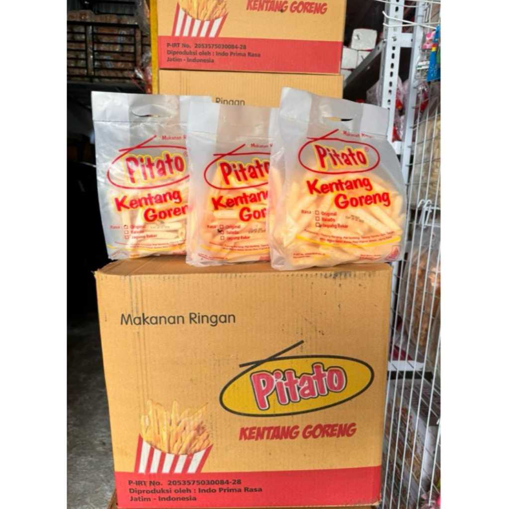 Jual PITATO KENTANG KEMASAN 95GRAM VARIAN ORIGINAL,BALADO DAN JAGUNG ...