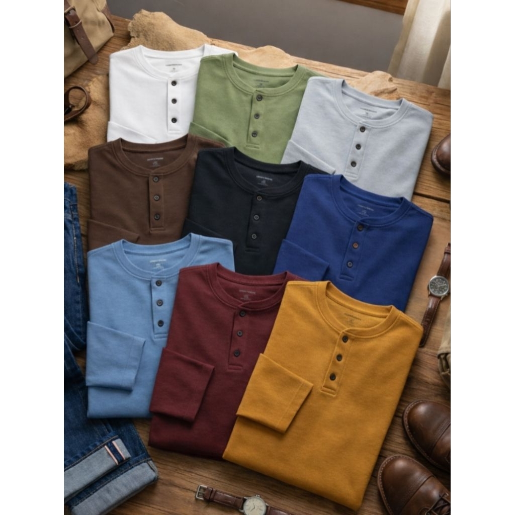Jual kaos polos lengan panjang bahan katun poly 24 motif terbaru untuk ...