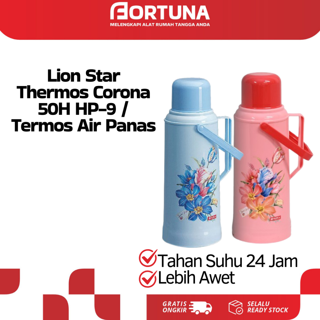 Jual Lion Star Thermos Corona 50H HP-9 / Termos Air Panas | Shopee ...