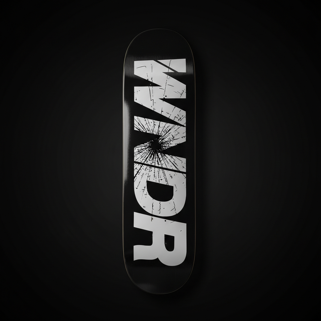 Jual Papan skateboard WNDR TEAM series OG logo Fraction | Shopee Indonesia