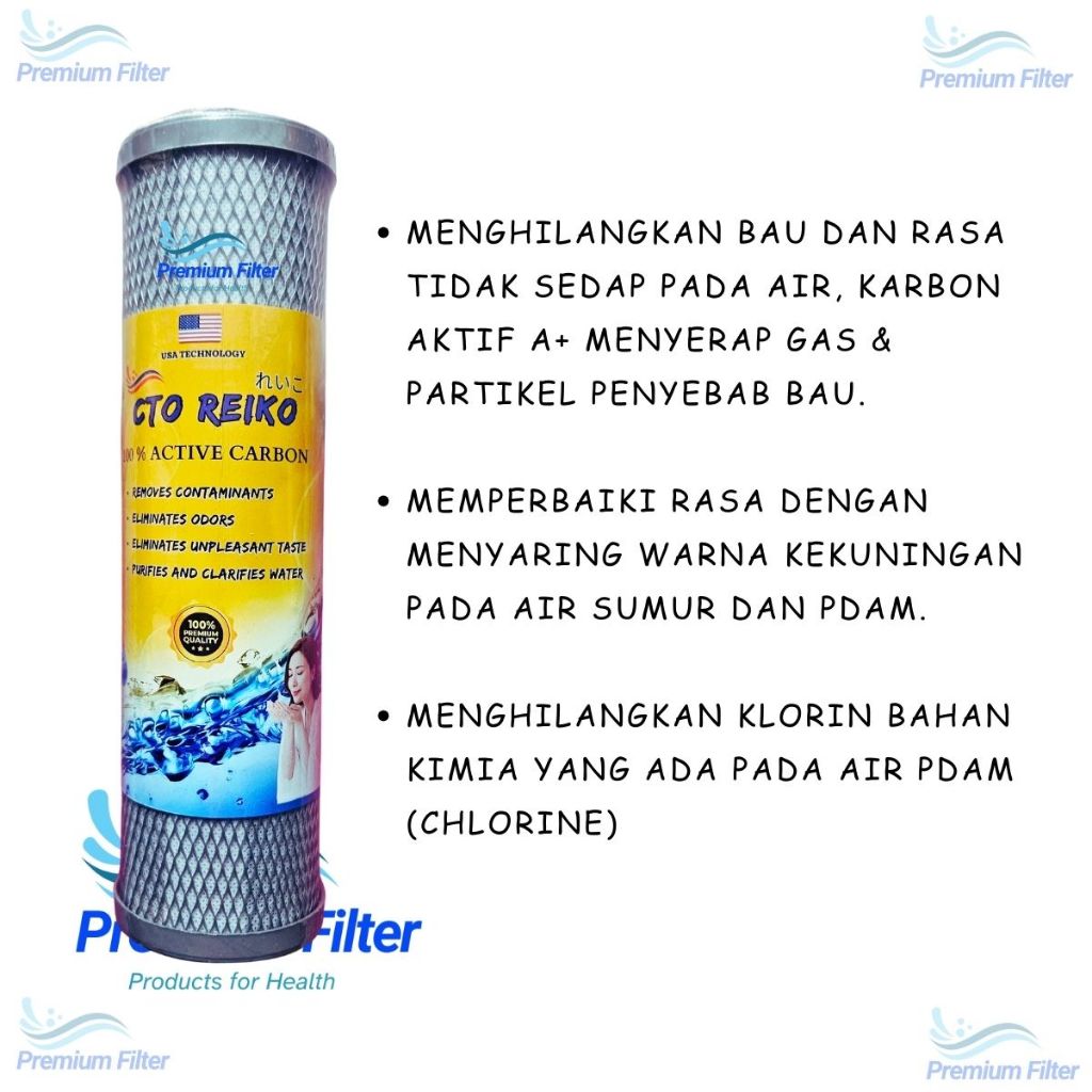 Jual CTO FILTER AIR 10 INCH / FILTER AIR SUMUR / FILTER AIR TOREN ...