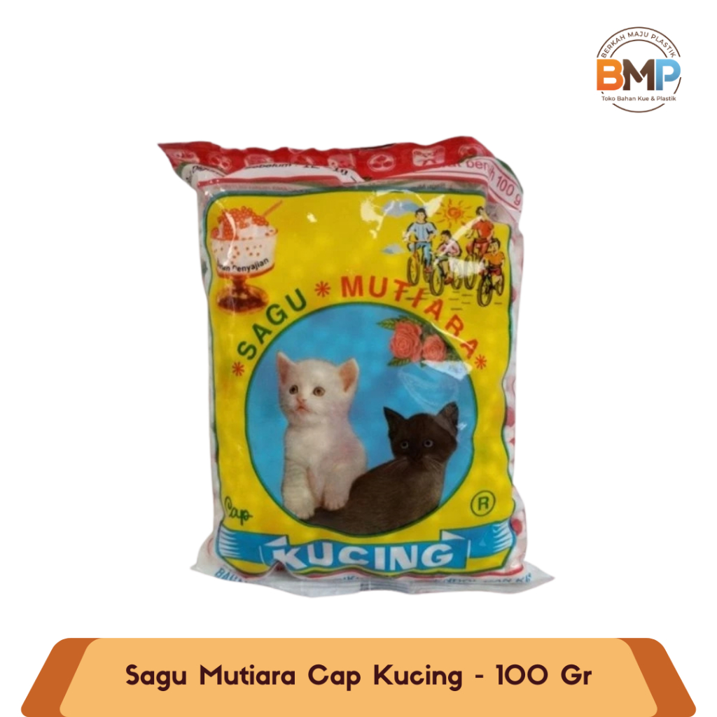 Jual Sagu Mutiara Cap Kucing 100gr - Praktis untuk Bubur, Cendol, dan ...