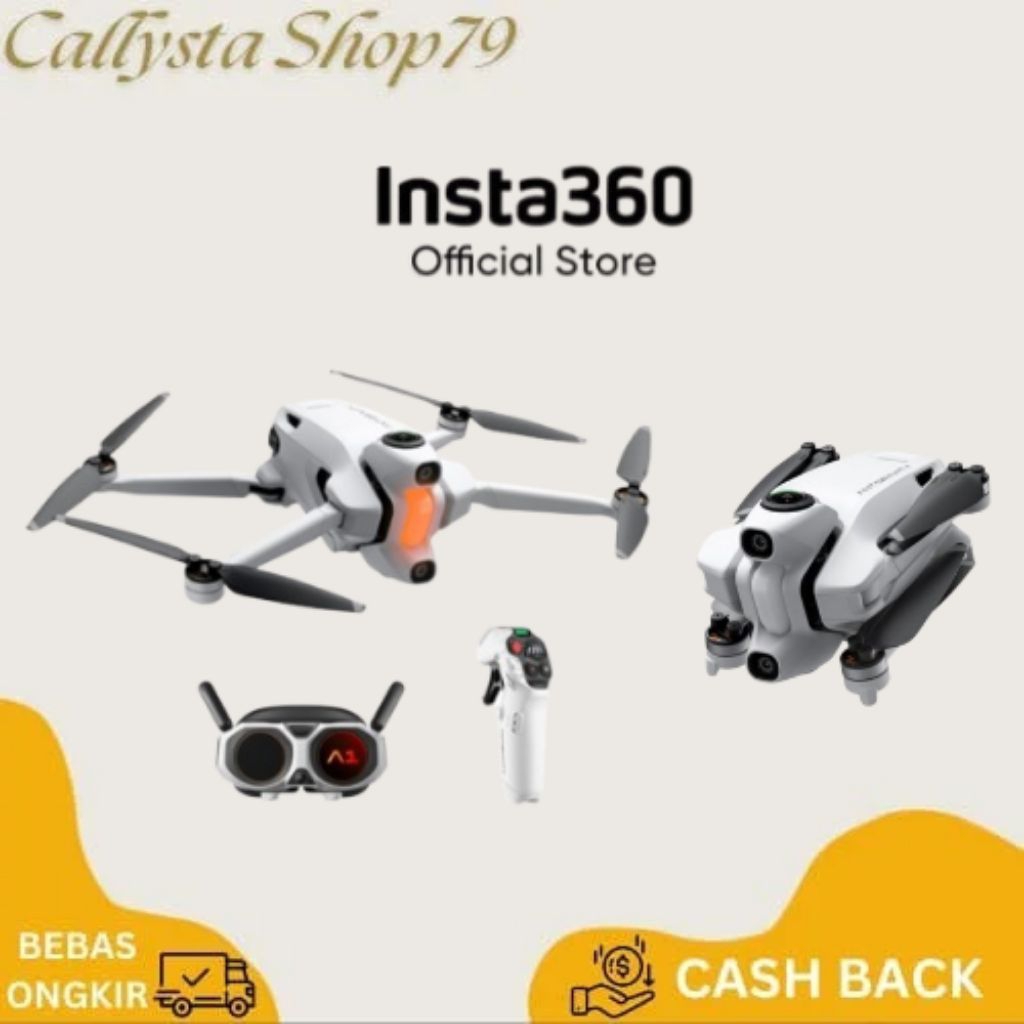 Jual Insta360 Antigravity A1 Drone 360 8K UltraHD Invisible Drone ...