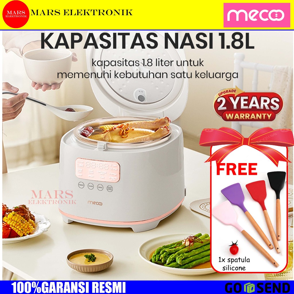 Jual MECOO MOST AESTHETIC RICE COOKER - 1,8 LITER - LOW CARBO - LOW ...