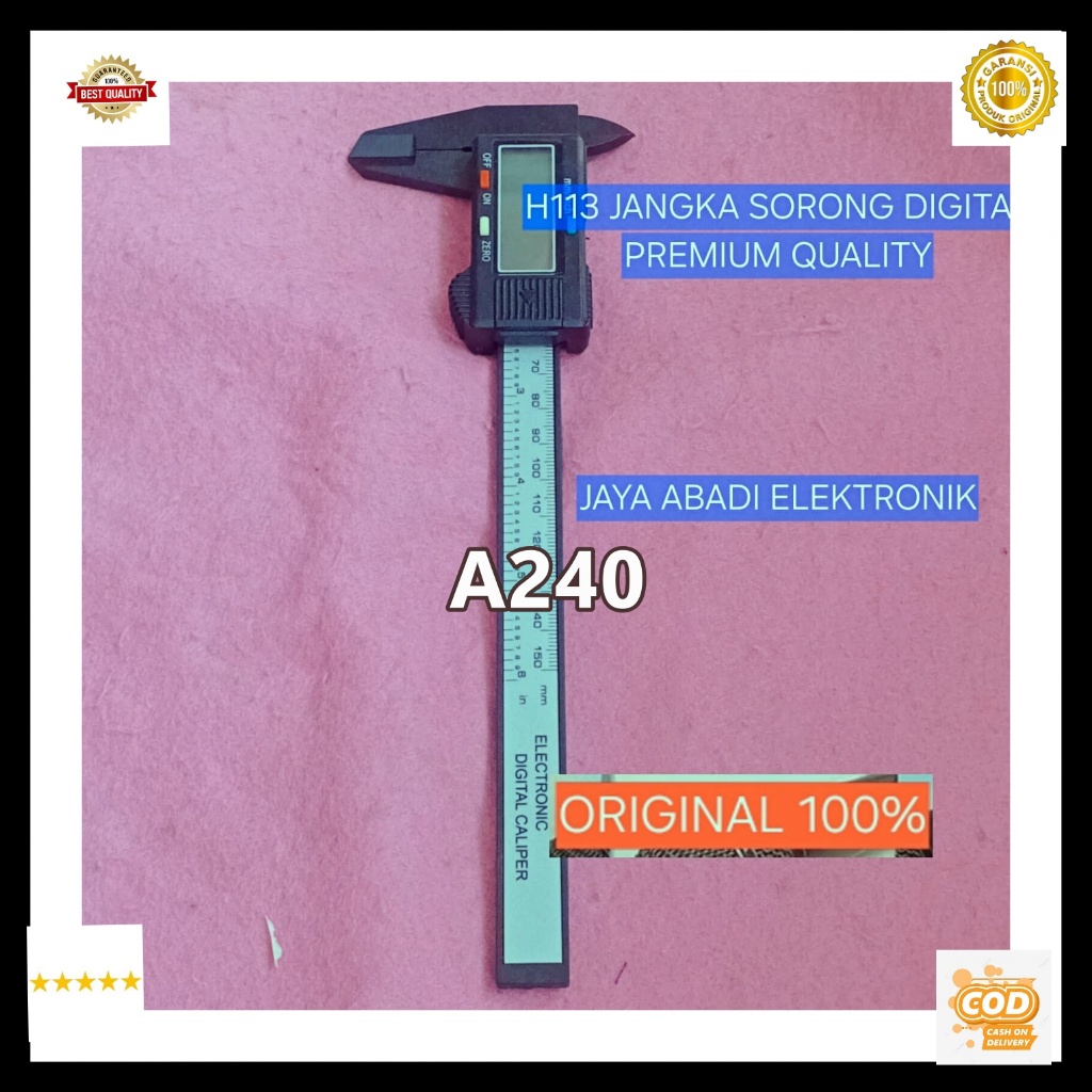 Jual A240 UKURAN ALAT UKUR Jangka Sorong ORI 100% Sketmat Sigmat ...